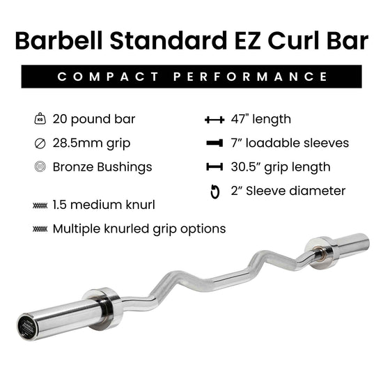 EZ Curl Bar – Barbell Standard