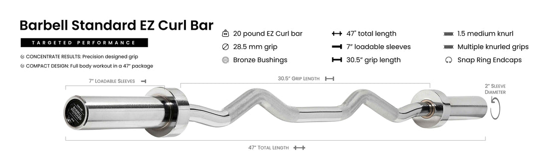 EZ Curl Bar – Barbell Standard