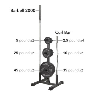 Weight Tree - Barbell and Weight Rack – Barbell Standard